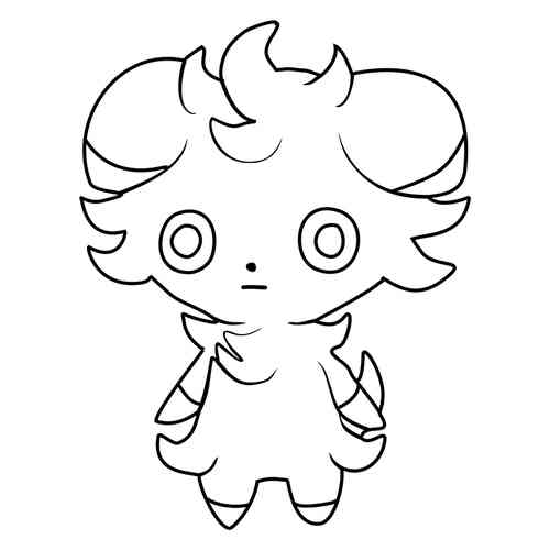 Раскраска Покемон Чеснот #0652 распечатать или скачать