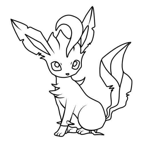 Раскраска Покемон Лопанни #0428 распечатать или скачать