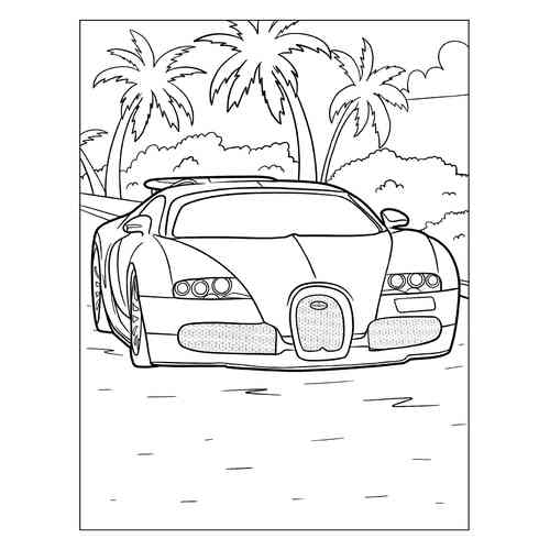 Раскраски Бугатти | распечатать раскраски машины Бугатти