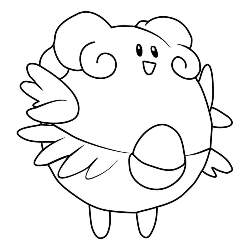 Раскраска Покемон Блисси #0242 распечатать или скачать