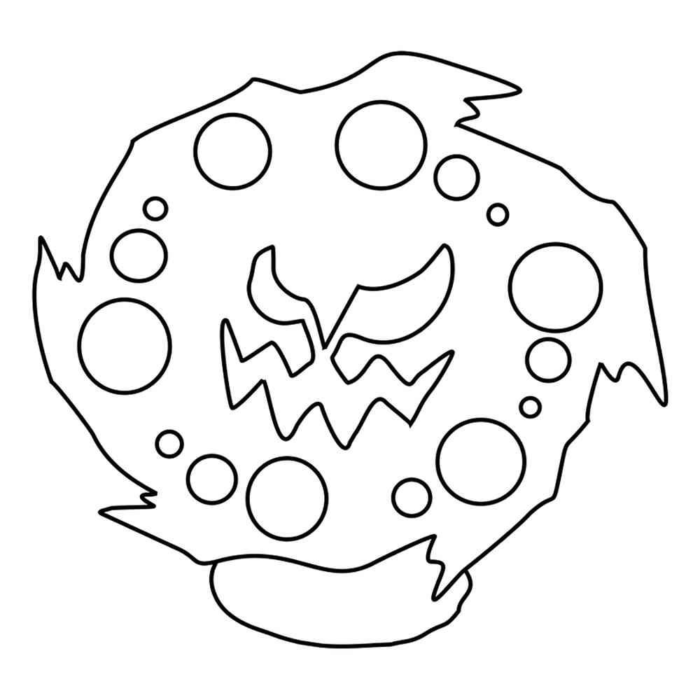 Раскраска Покемон Спиритомб #0442 распечатать или скачать