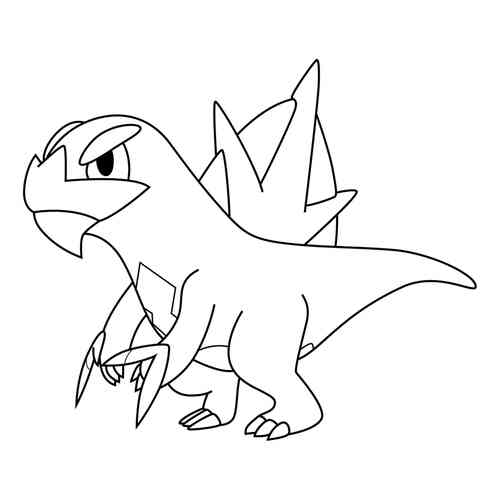 Раскраска Покемон Армаруж #0936 распечатать или скачать