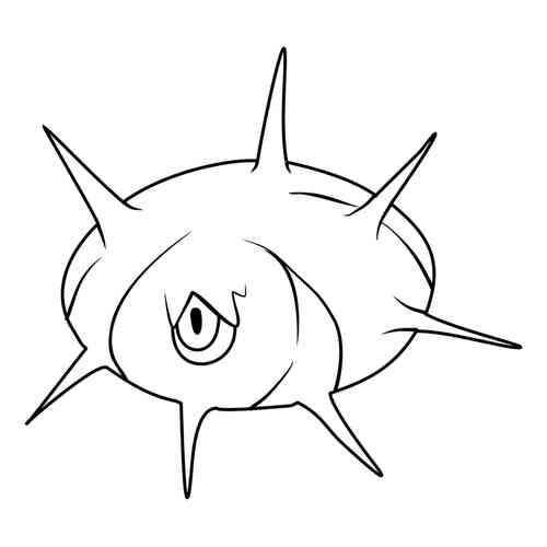 Раскраска Покемон Матиена #0262 распечатать или скачать