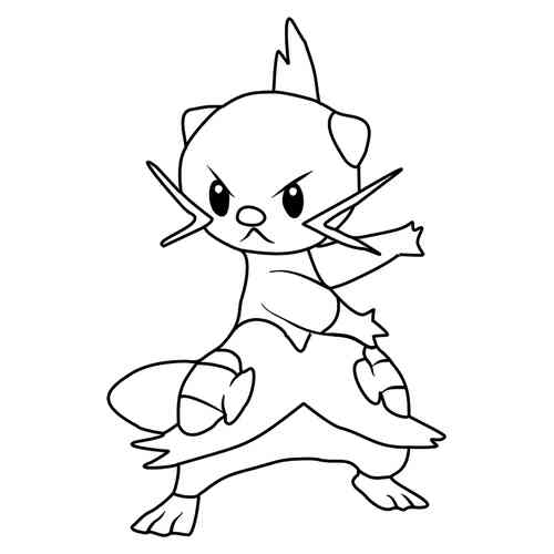 Раскраска Покемон Дирлинг #0585 распечатать или скачать