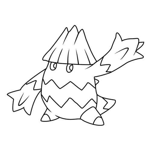 Раскраска Покемон Спиритомб #0442 распечатать или скачать
