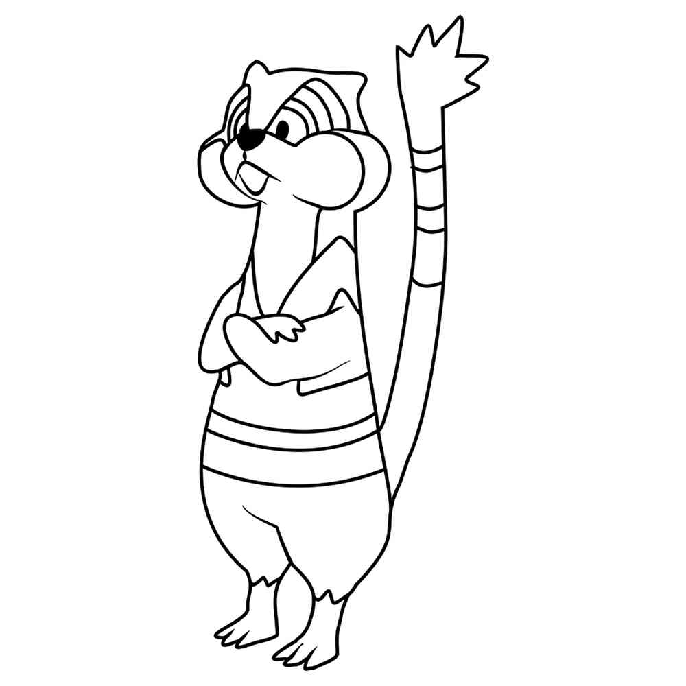 Раскраска Покемон Ватчхог #0505 распечатать или скачать