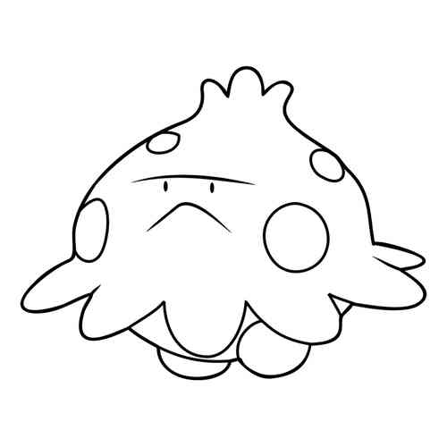 Раскраска Покемон Шелгон #0372 распечатать или скачать