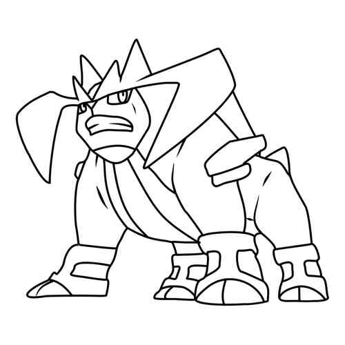 Раскраска Мифический покемон Виктини #0494 распечатать или скачать