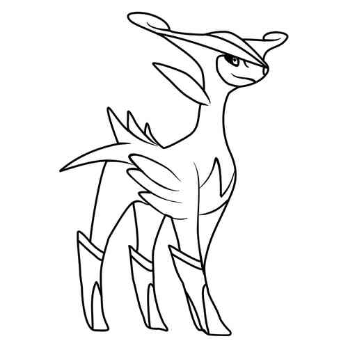 Раскраска Покемон Ошавотт #0501 распечатать или скачать
