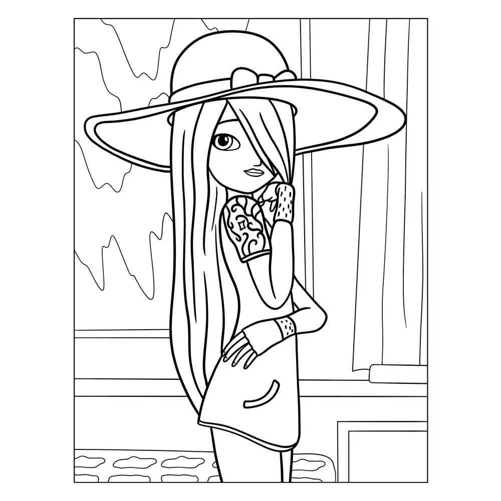 Раскраска Джулека Куффен | распечатать раскраски для детей