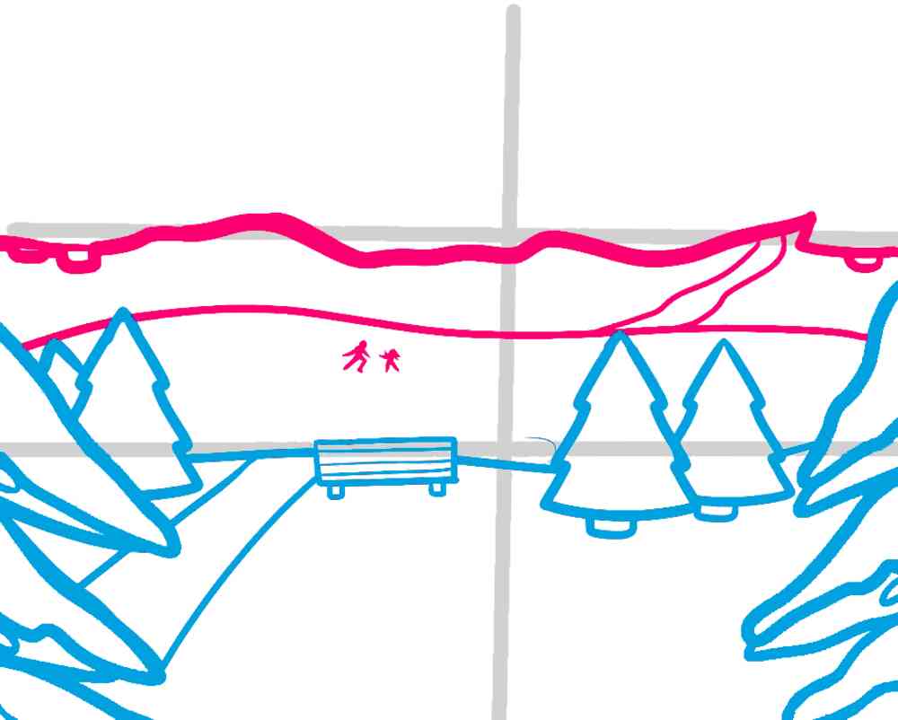 Как нарисовать зимний пейзаж карандашом поэтапно для начинающих