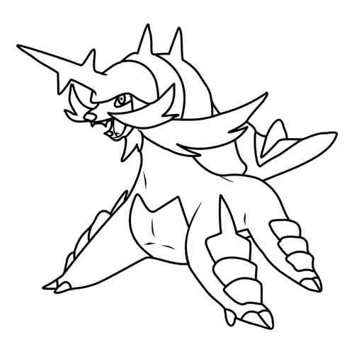 Раскраска Покемон Свадлун #0541 распечатать или скачать
