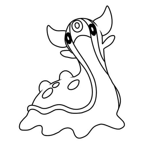 Раскраска Покемон Гибл #0443 распечатать или скачать