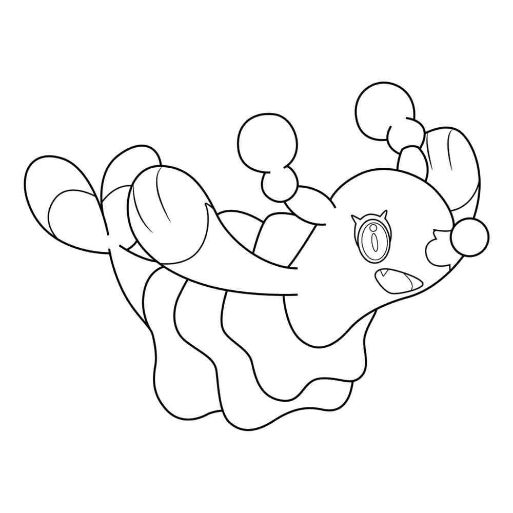 Раскраска Покемон Брионн #0729 распечатать или скачать