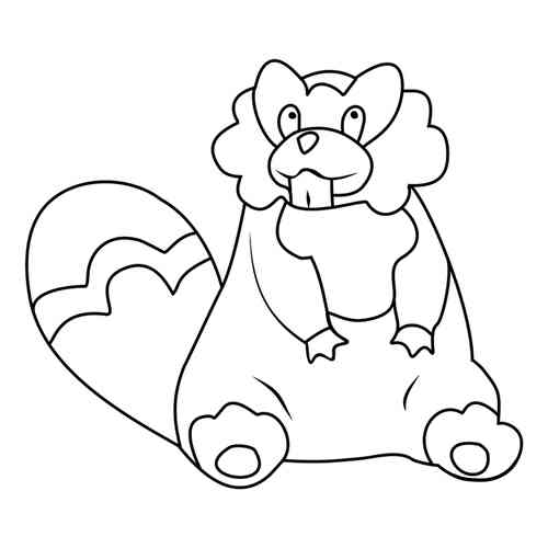 Раскраска Покемон Банири #0427 распечатать или скачать