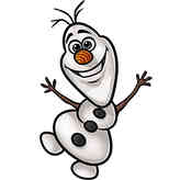 Как нарисовать снеговика Олафа из мультфильма Холодное сердце