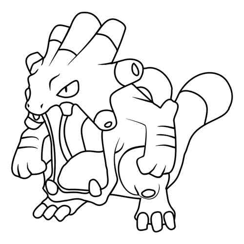 Раскраска Покемон Шарпедо #0319 распечатать или скачать