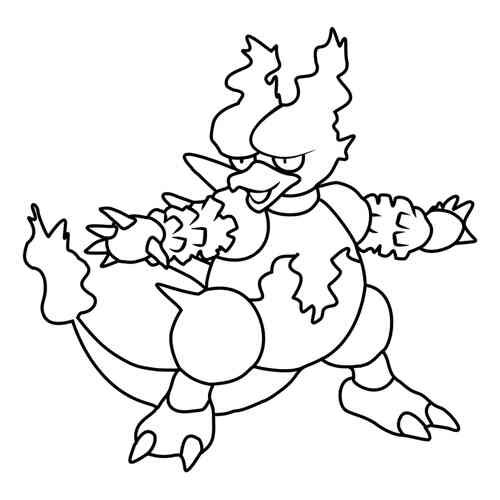 Раскраска Покемон Ликитунг #0108 распечатать или скачать