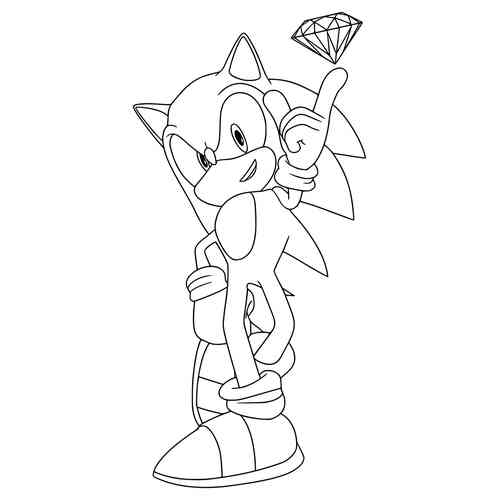 Раскраски Соник | Sonic распечатать