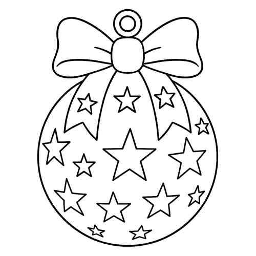 Раскраски Новогодние шары — скачать/распечатать