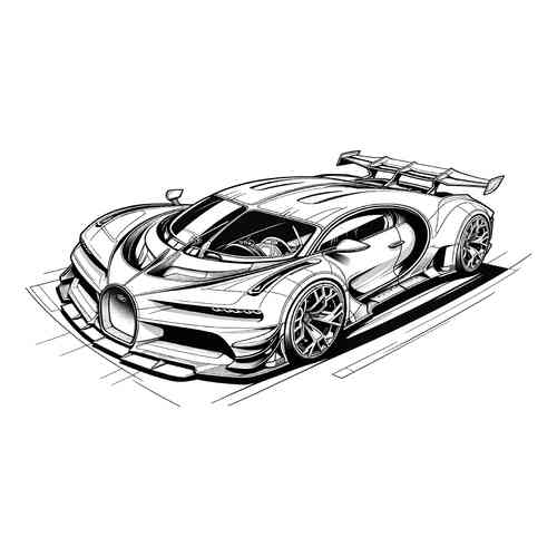 Раскраски Гоночные и спортивные машины | распечатать раскраски гоночных ...