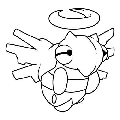 Раскраска Покемон Шарпедо #0319 распечатать или скачать