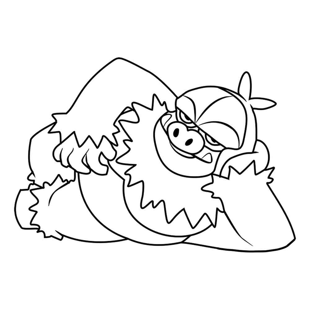 Раскраска Покемон Слакинг #0289 распечатать или скачать