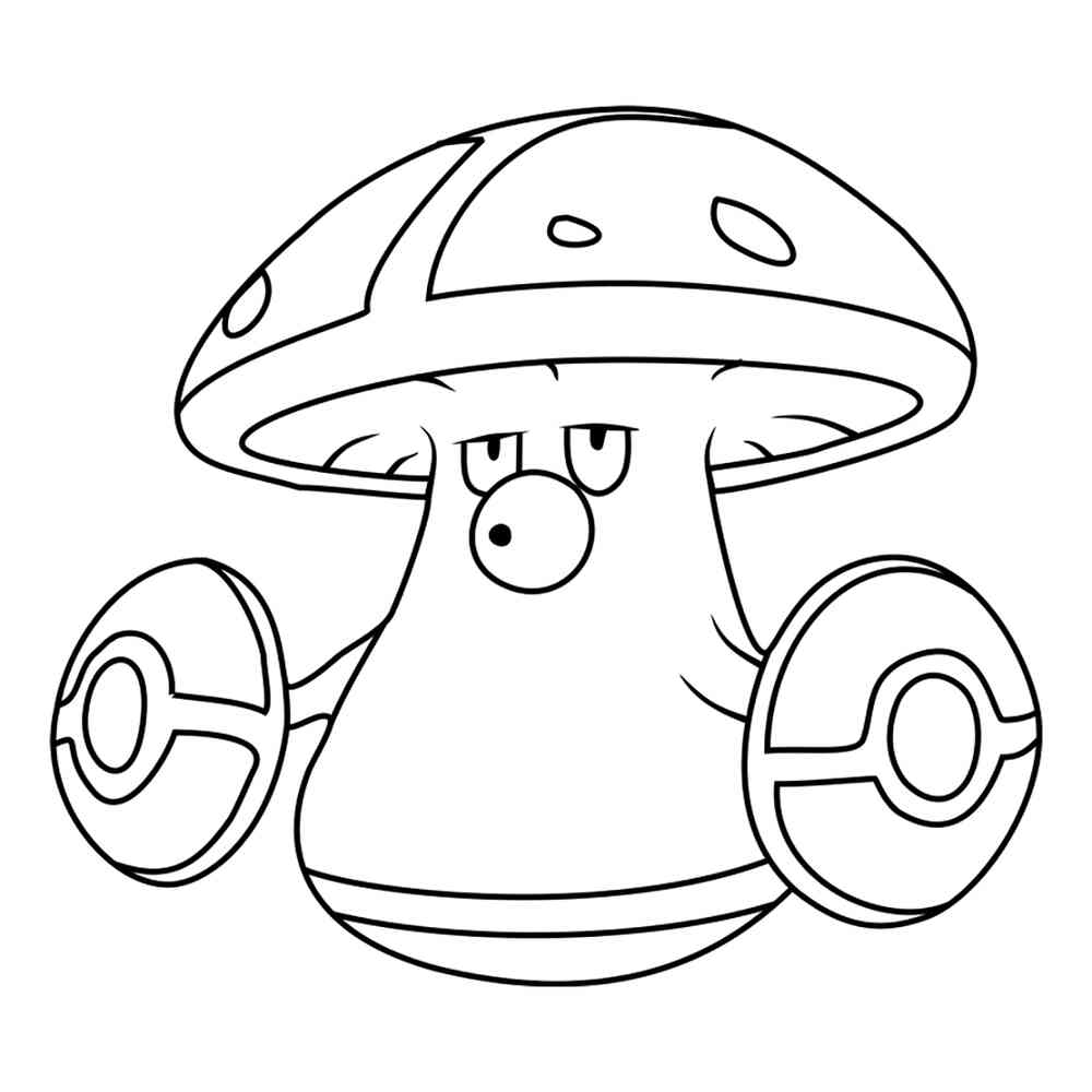 Раскраска Покемон Амунгус #0591 распечатать или скачать