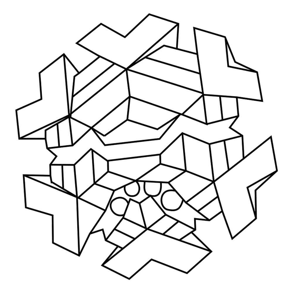 Раскраска Покемон Криогонал #0615 распечатать или скачать