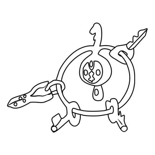 Раскраска Покемон Квилладин #0651 распечатать или скачать