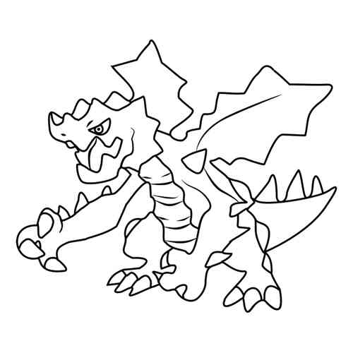 Раскраска Покемон Дрилбур #0529 распечатать или скачать