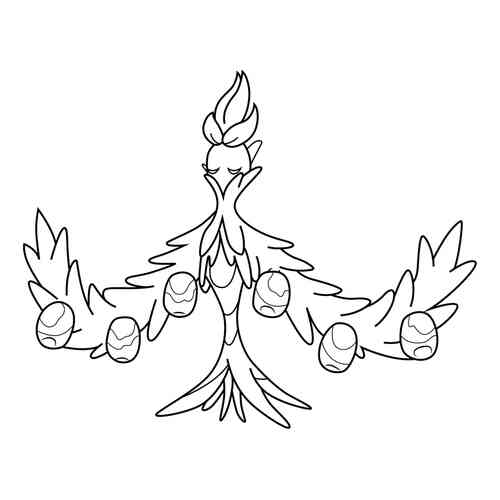 Раскраска Покемон Аннихилэйп #0979 распечатать или скачать