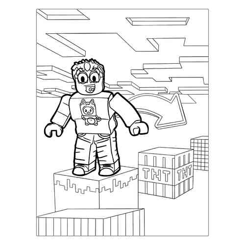 Раскраски Роблокс | шикарная коллекция от Роблокс
