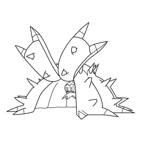 Раскраска Покемон Торрокат #0726 распечатать или скачать
