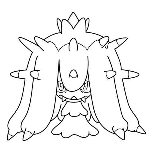 Раскраска Покемон Миниор #0774 распечатать или скачать