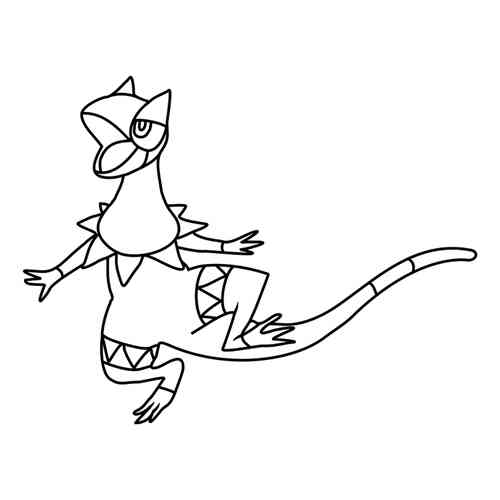 Раскраска Покемон Чеспин #0650 распечатать или скачать