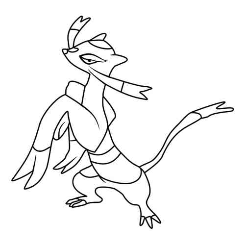 Раскраска Покемон Троу #0538 распечатать или скачать