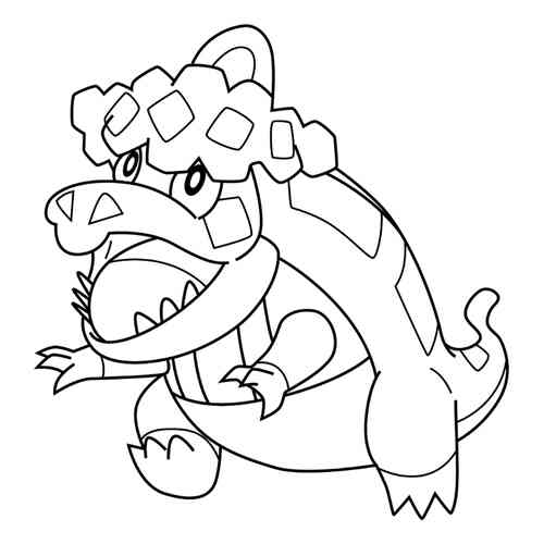 Раскраска Покемон Лечонк #0915 распечатать или скачать