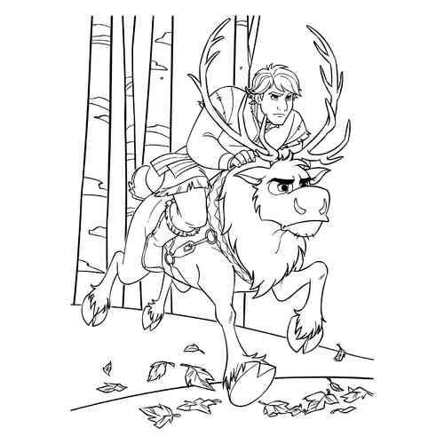 Раскраски из мультфильма Холодное сердце 2 (Frozen 2)
