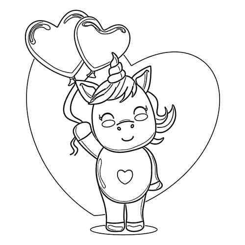 Раскраски единороги. Распечатать или скачать