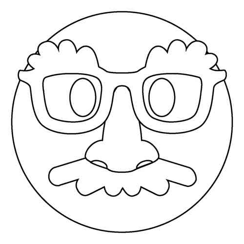 Раскраска Смайлик с головокружением | распечатать раскраски для детей