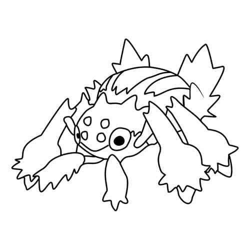 Раскраска Покемон Вубат #0527 распечатать или скачать