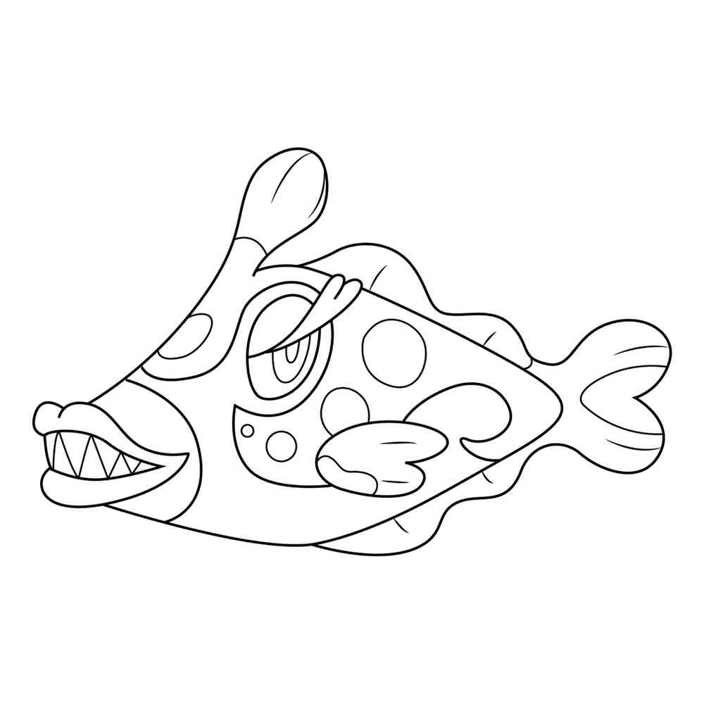 Раскраска Покемон Браксиш #0779 распечатать или скачать