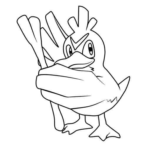 Раскраска Покемон Фироу #0022 распечатать или скачать
