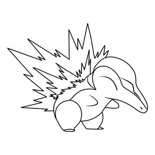Раскраска Покемон Эспеон #0196 распечатать или скачать