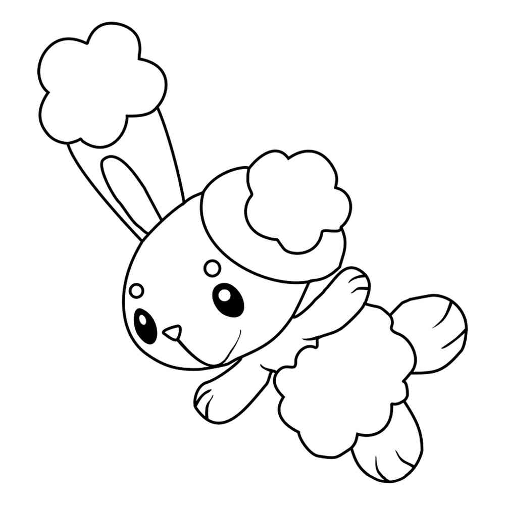 Раскраска Покемон Банири #0427 распечатать или скачать