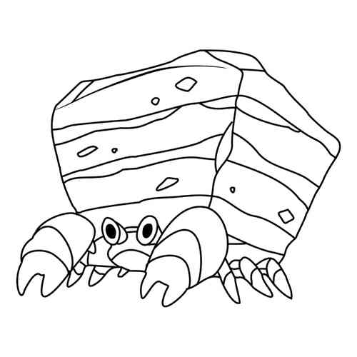 Раскраска Покемон Кофагригус #0563 распечатать или скачать