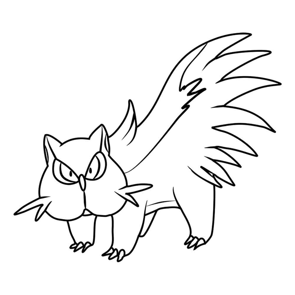 Раскраска Покемон Станки #0434 распечатать или скачать