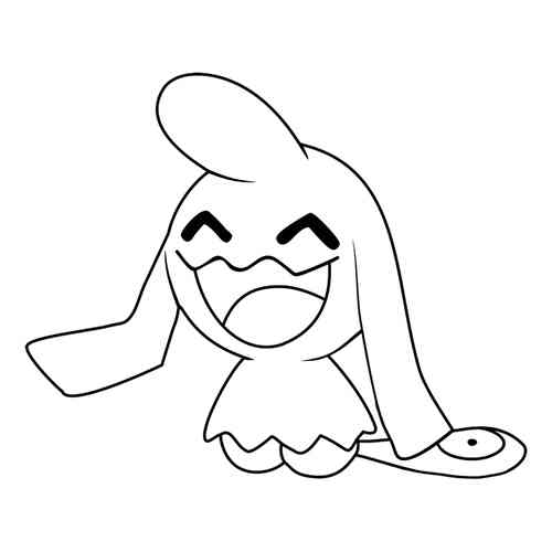 Раскраска Покемон Брилум #0286 распечатать или скачать