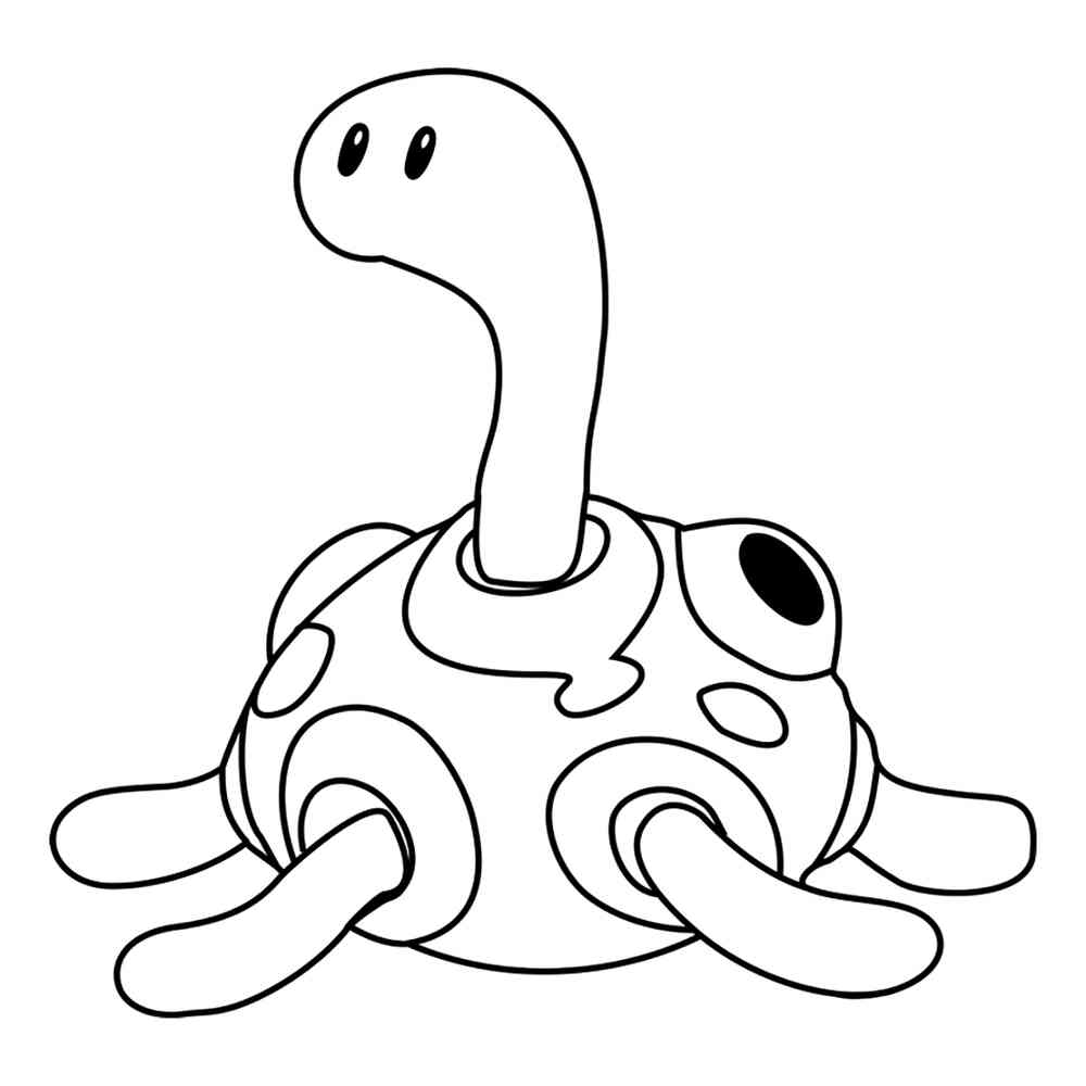 Раскраска Покемон Шакл #0213 распечатать или скачать